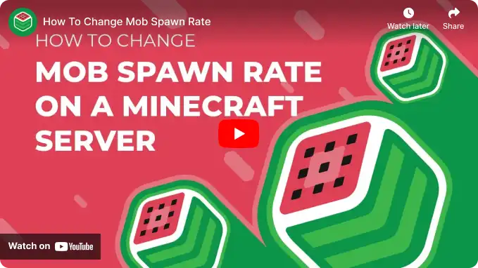 How To Change The Mob Spawn Rate on a Minecraft Server - Knowledgebase ...
